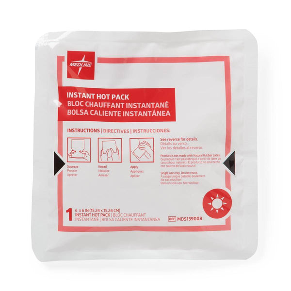 Medline Instant Hot Packs | Fast Relief On-the-Go