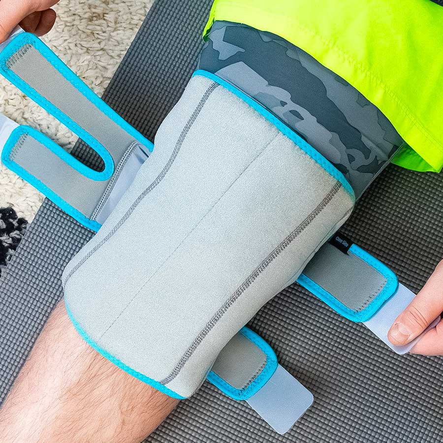Knee Ice Wrap for Vive | SUP1070GRY | Hot and Cold Therapy